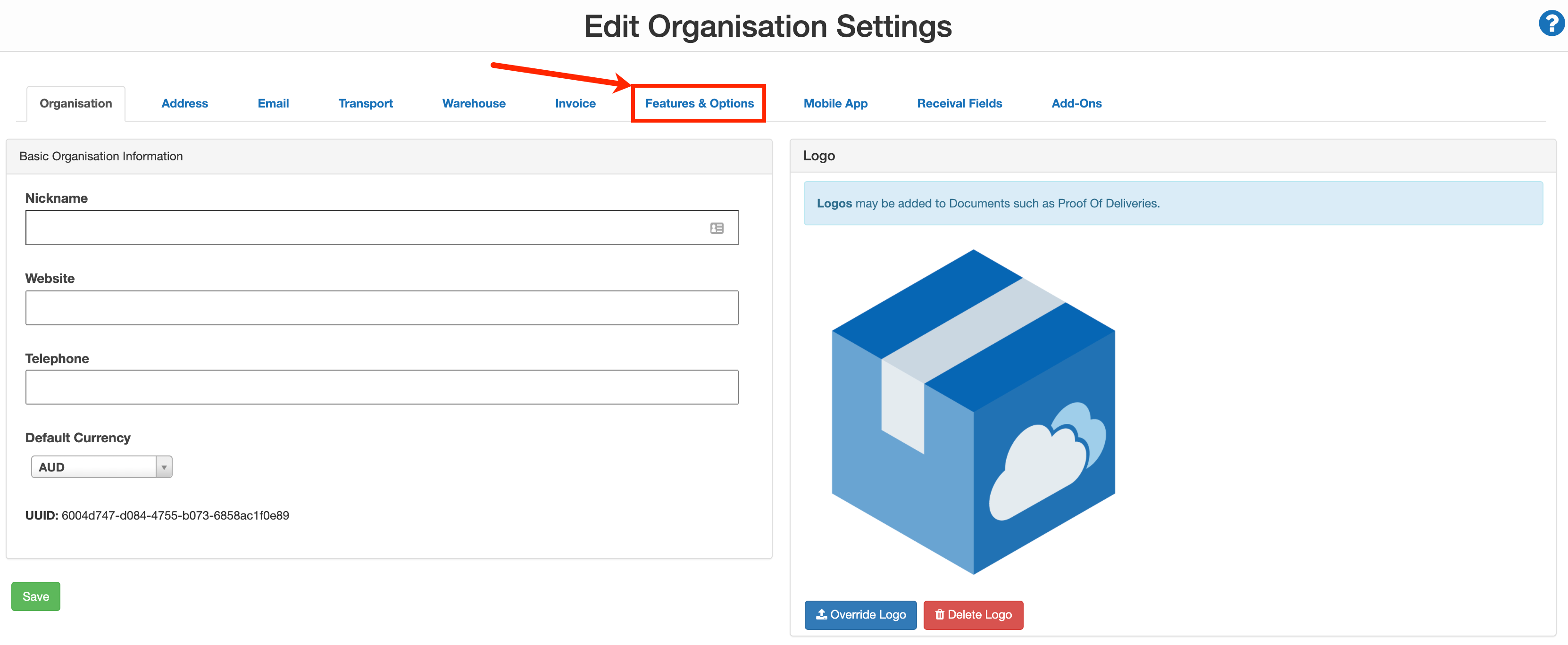 Customising the Bulk Allocation Screen