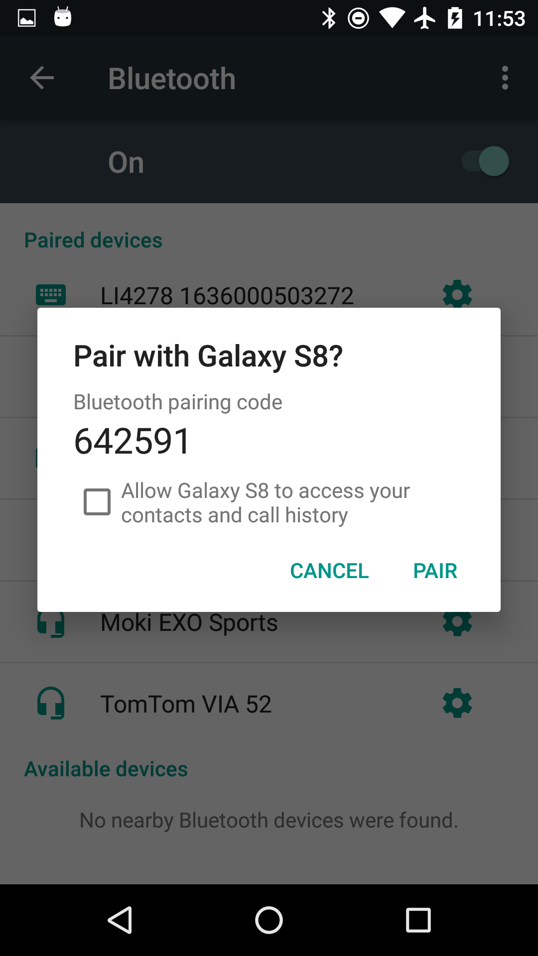 Connect a Bluetooth Barcode Scanner
