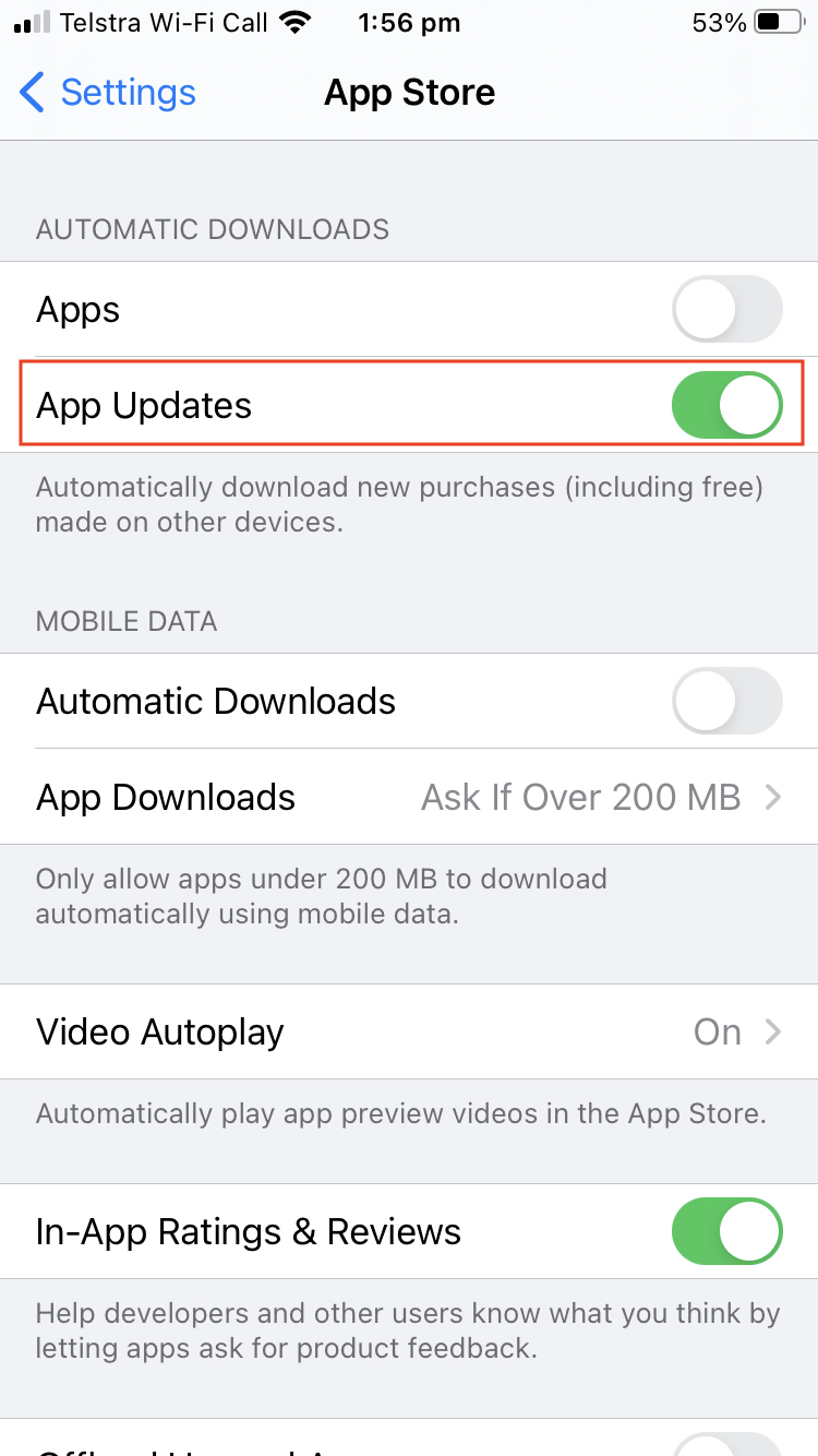 How to update the CartonCloud mobile app