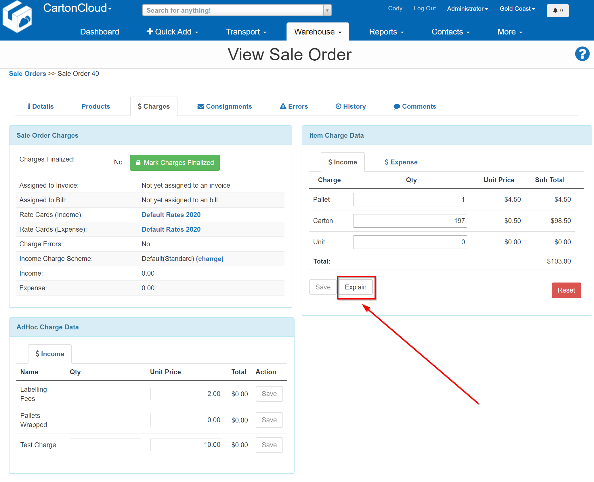 Understanding Sale Order Item Charge Data (Handling Charges)