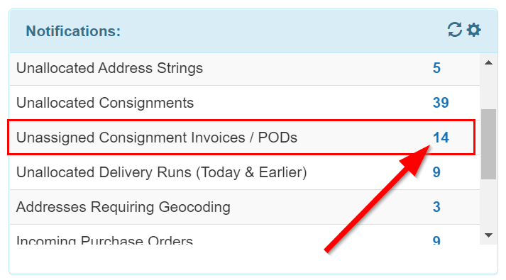 Using QR codes to automatically attach a POD to a Consignment