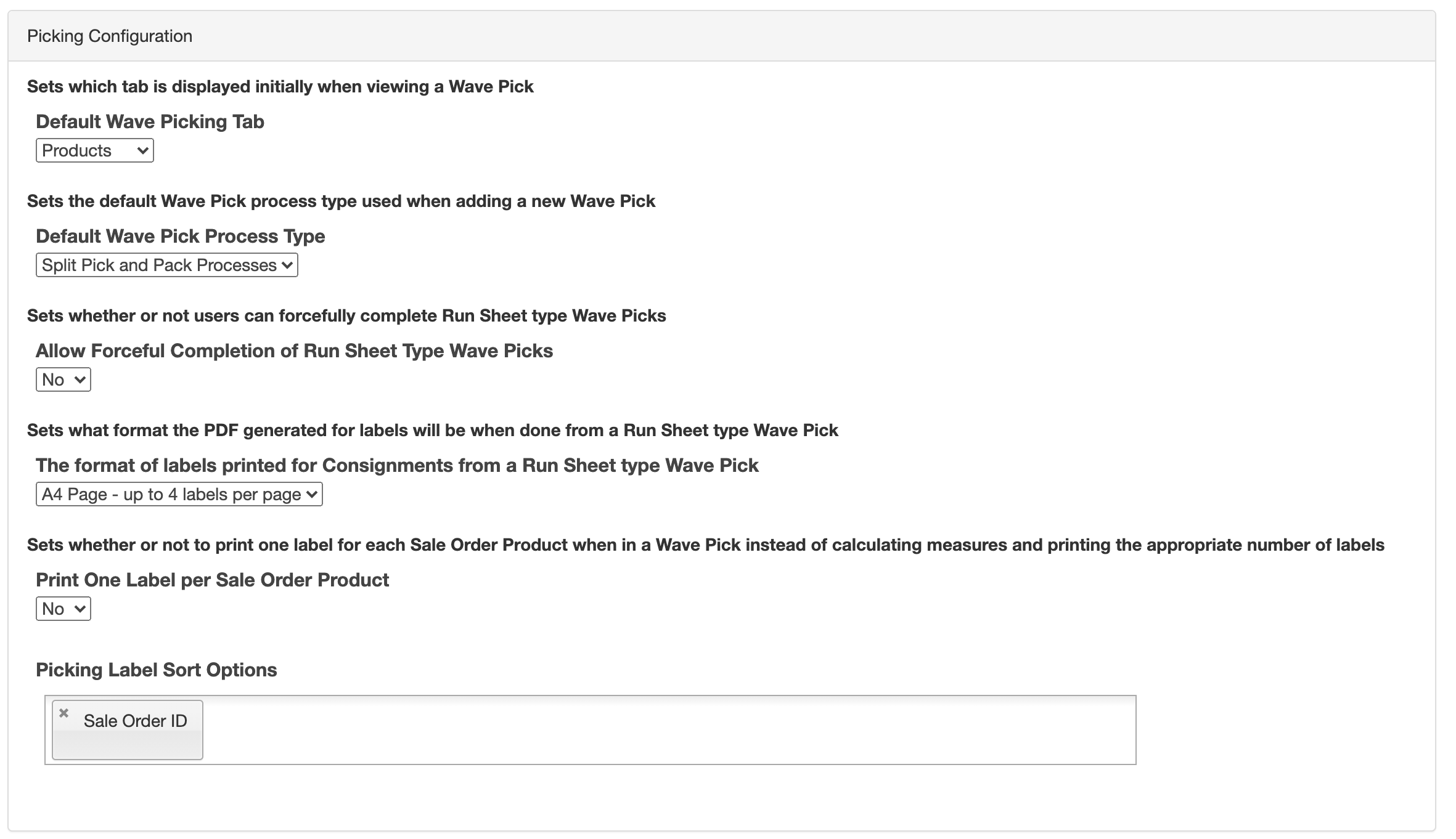 Wave Picking Explained