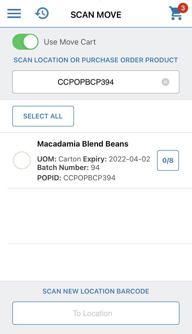 Scan Move 2.0 (Move Cart)