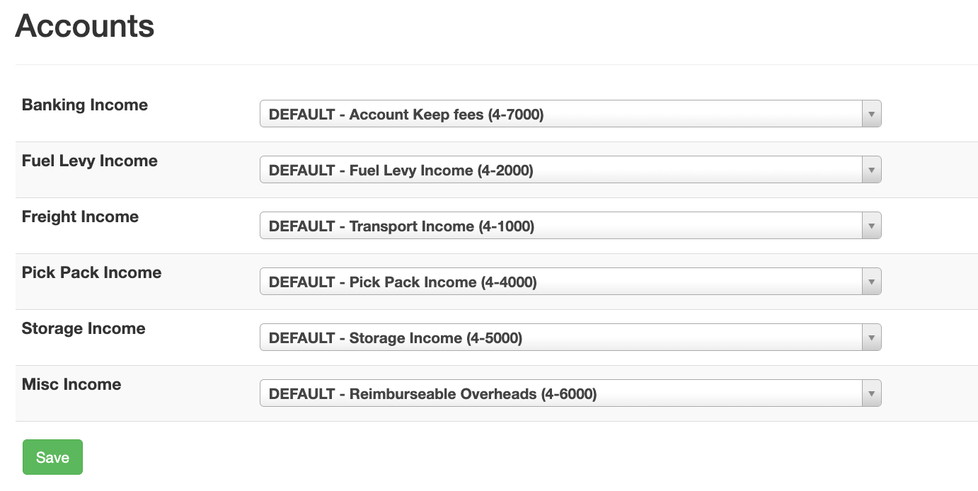 Customer Settings - Invoice (Details tab)