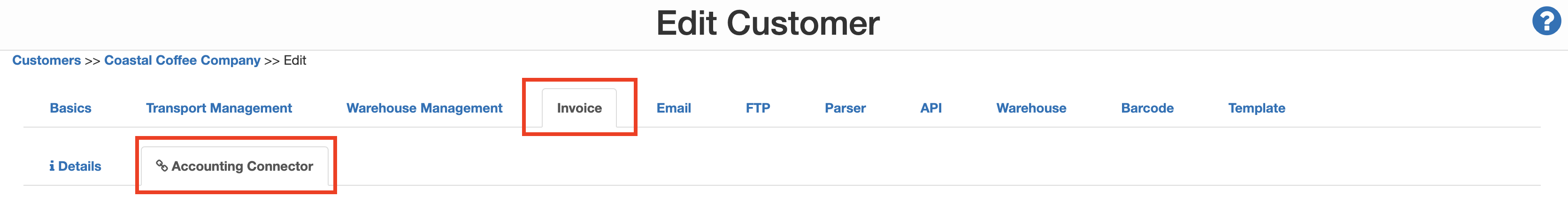 Invoice References for Accounting Connector