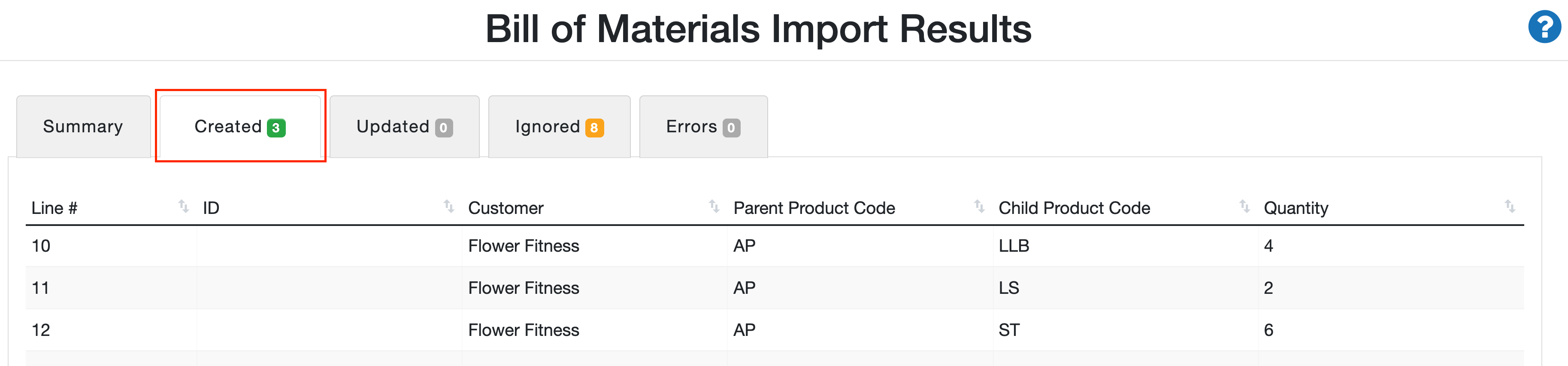 Exporting and Importing Bill of Materials (BOM)