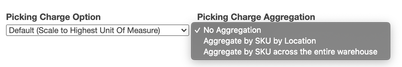 How to aggregate Handling Charges