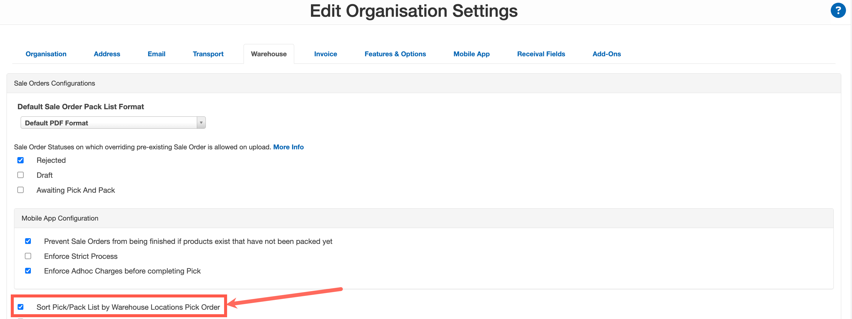 Setting up Warehouse Locations Pick Path Sequence (Pick Order)