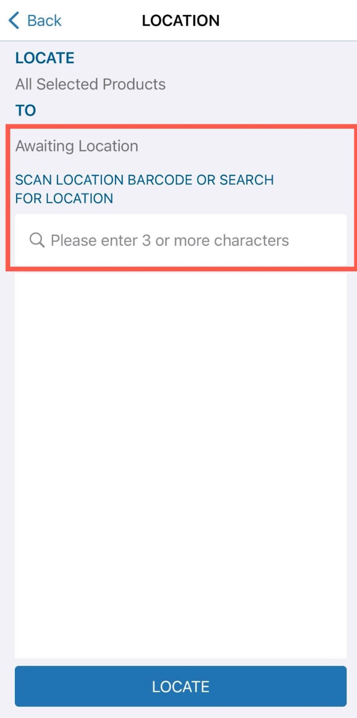 Purchase Order (inbound) unique reference scanning