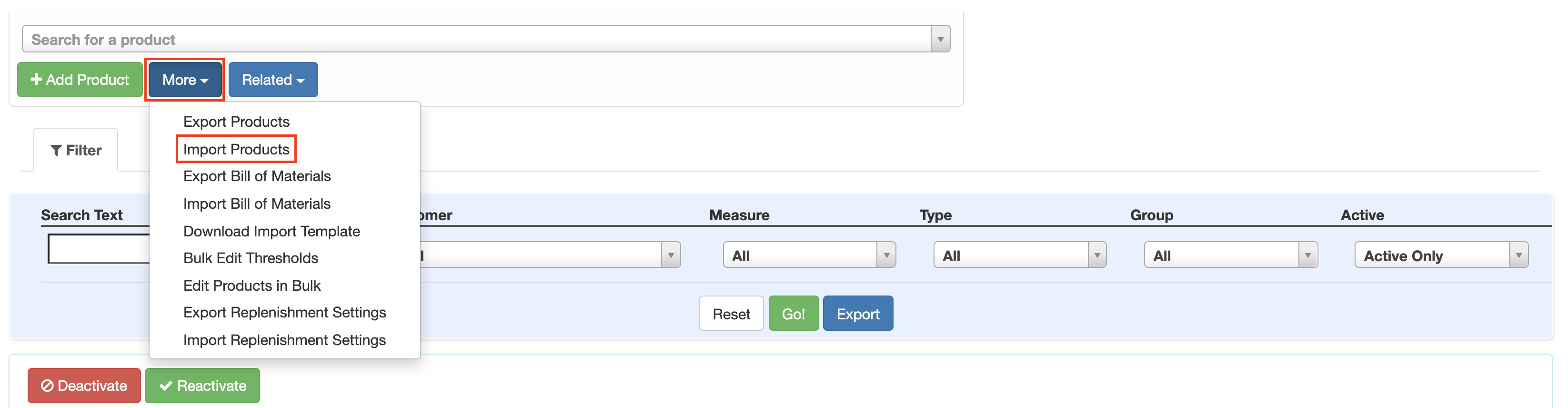 Adding unit of measure barcodes on a Purchase Order Product (POP) Label