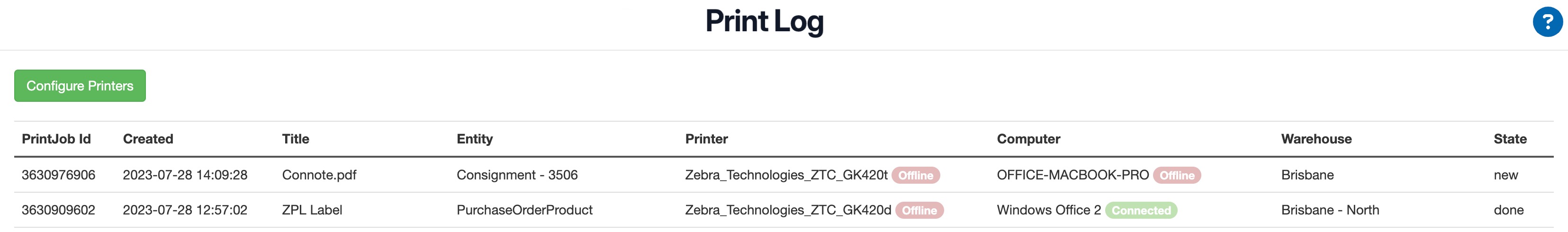 Troubleshooting Printing
