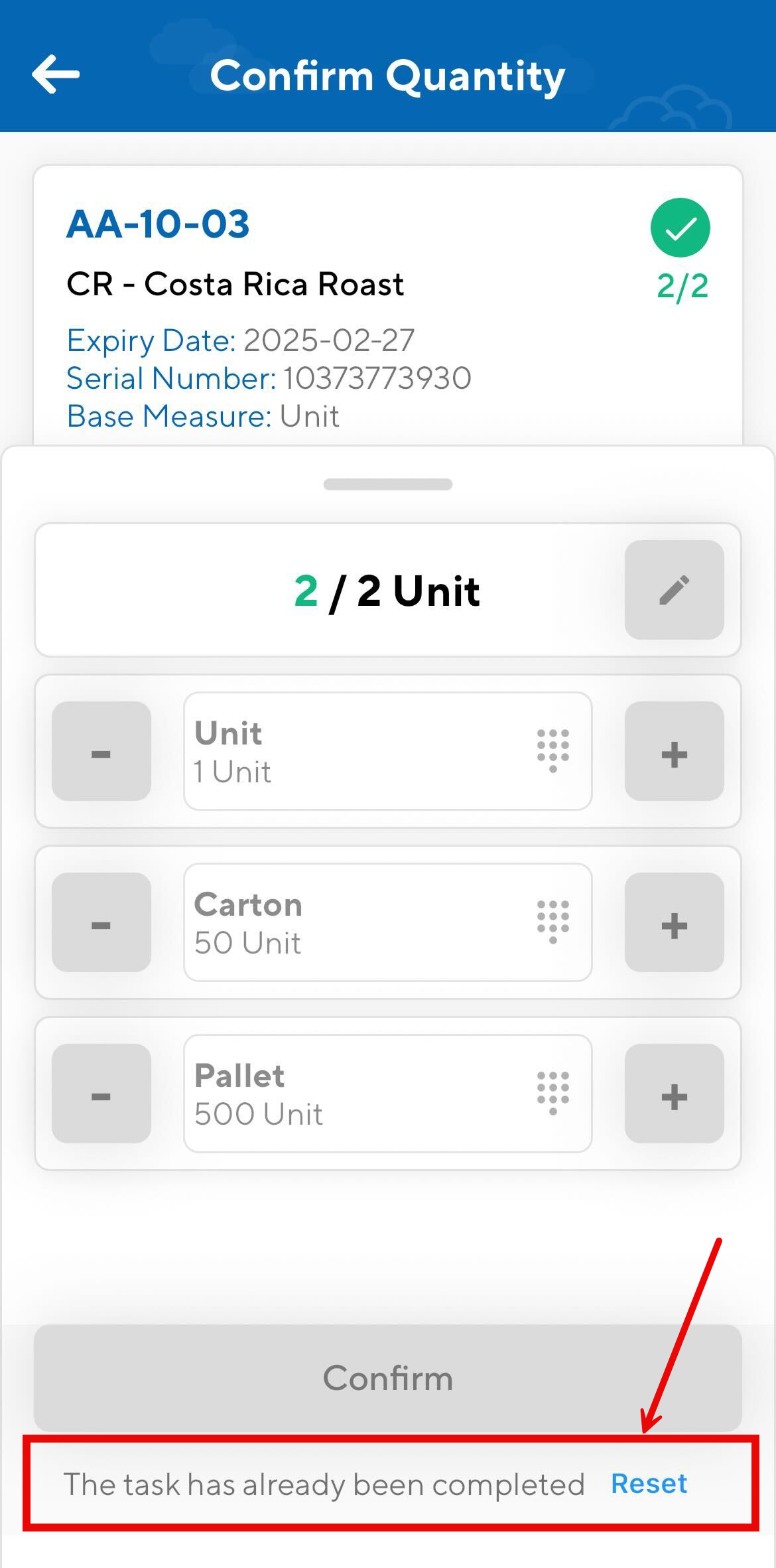 Packing a Sale Order (Quantity Confirmation Page & verify and capture)