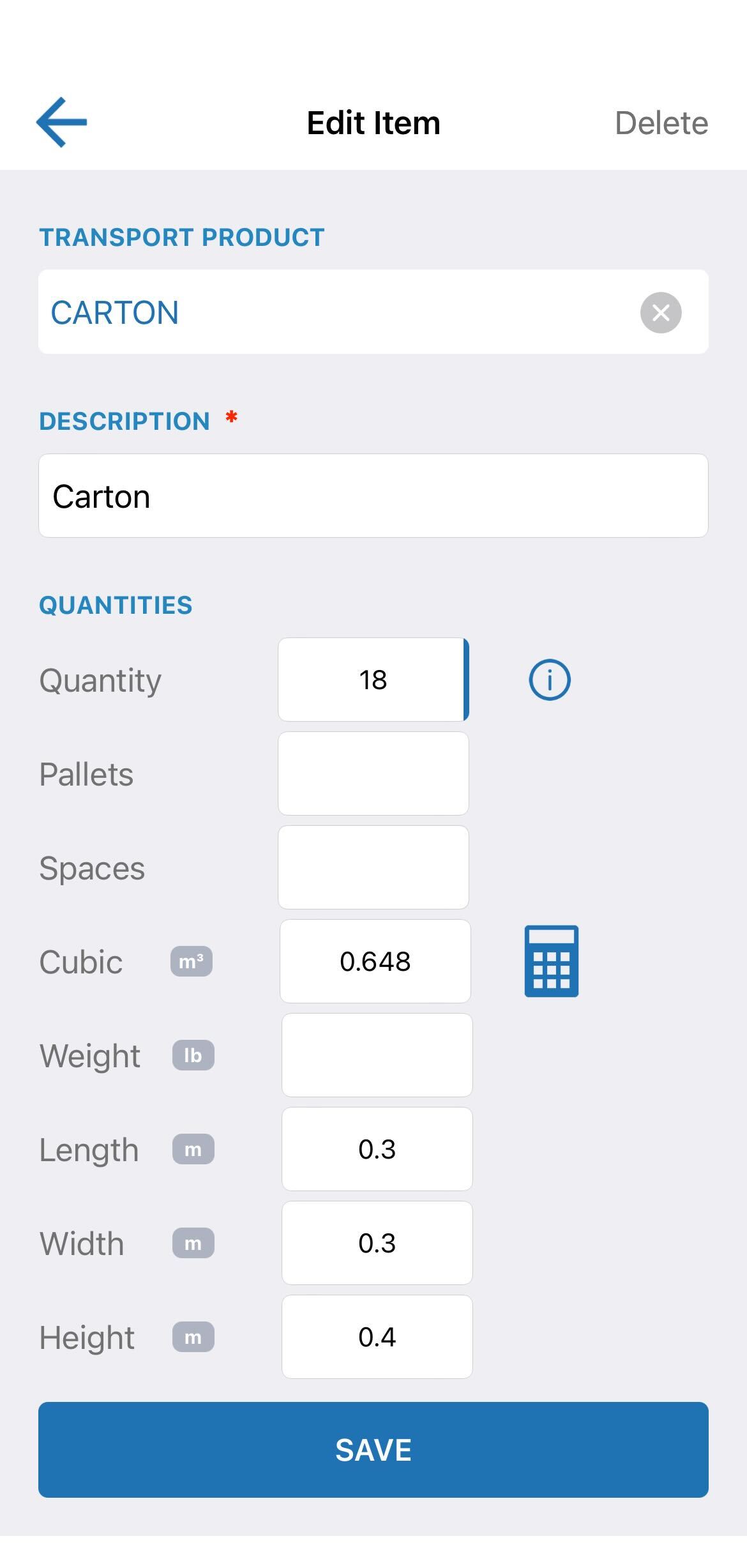 TMS Pack Screen Workflow