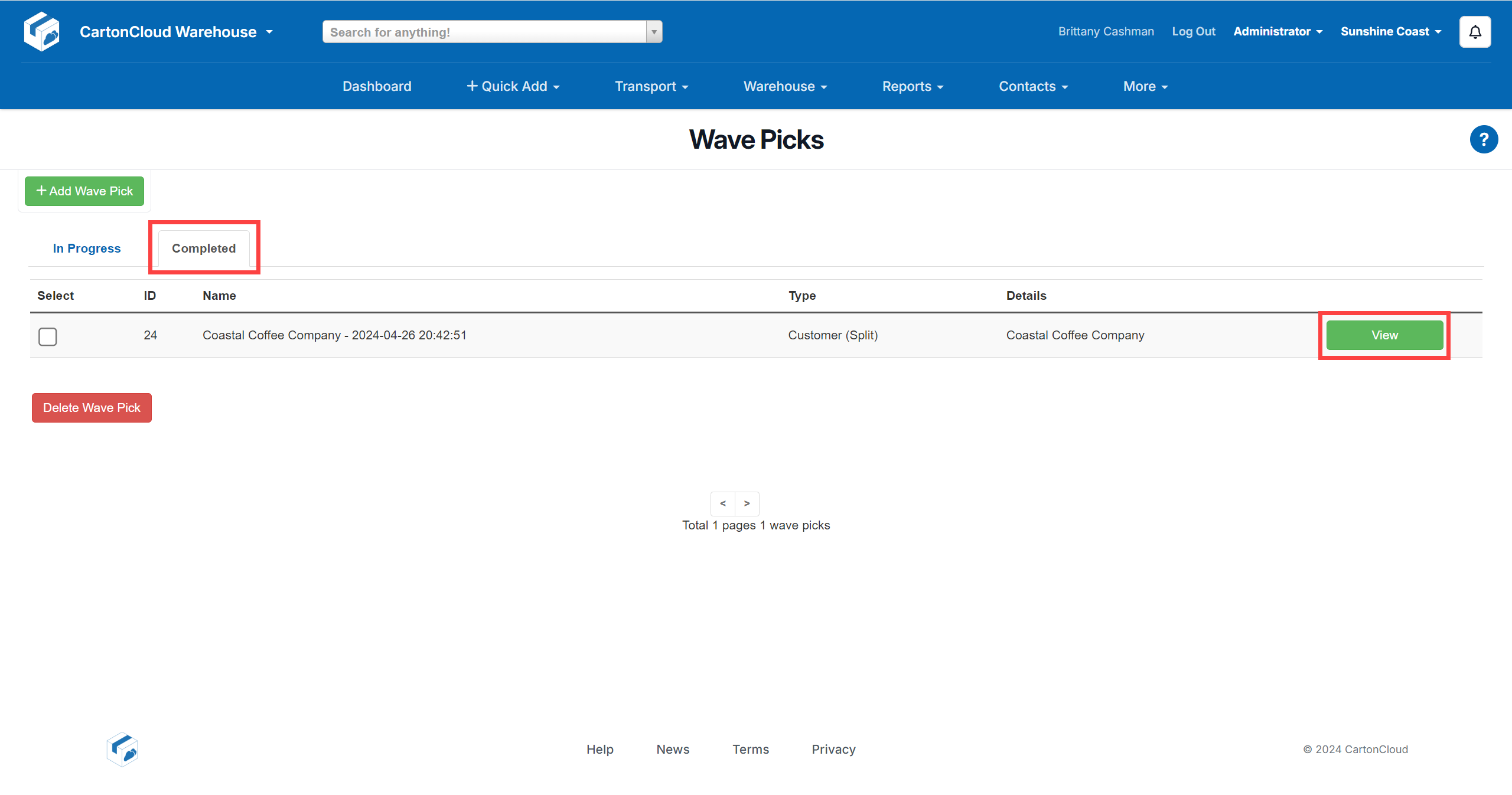 Wave Picking Explained