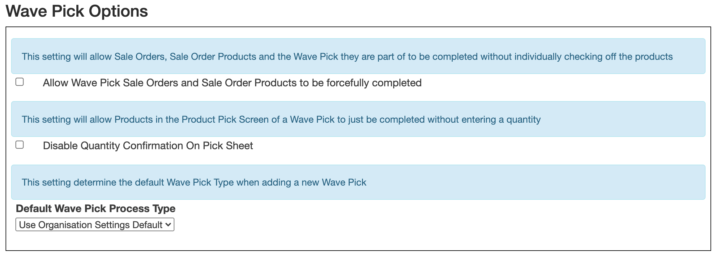 Wave Picking Explained