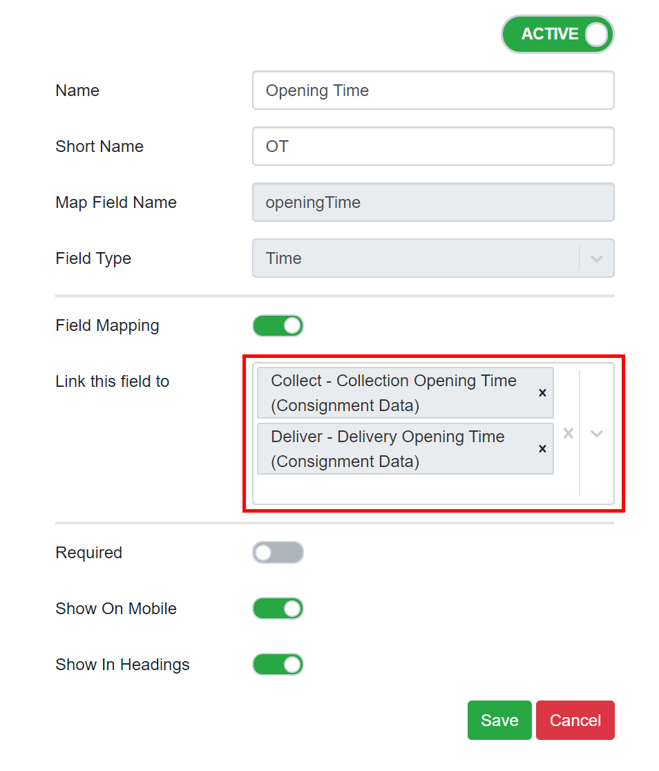 Custom Field Linking