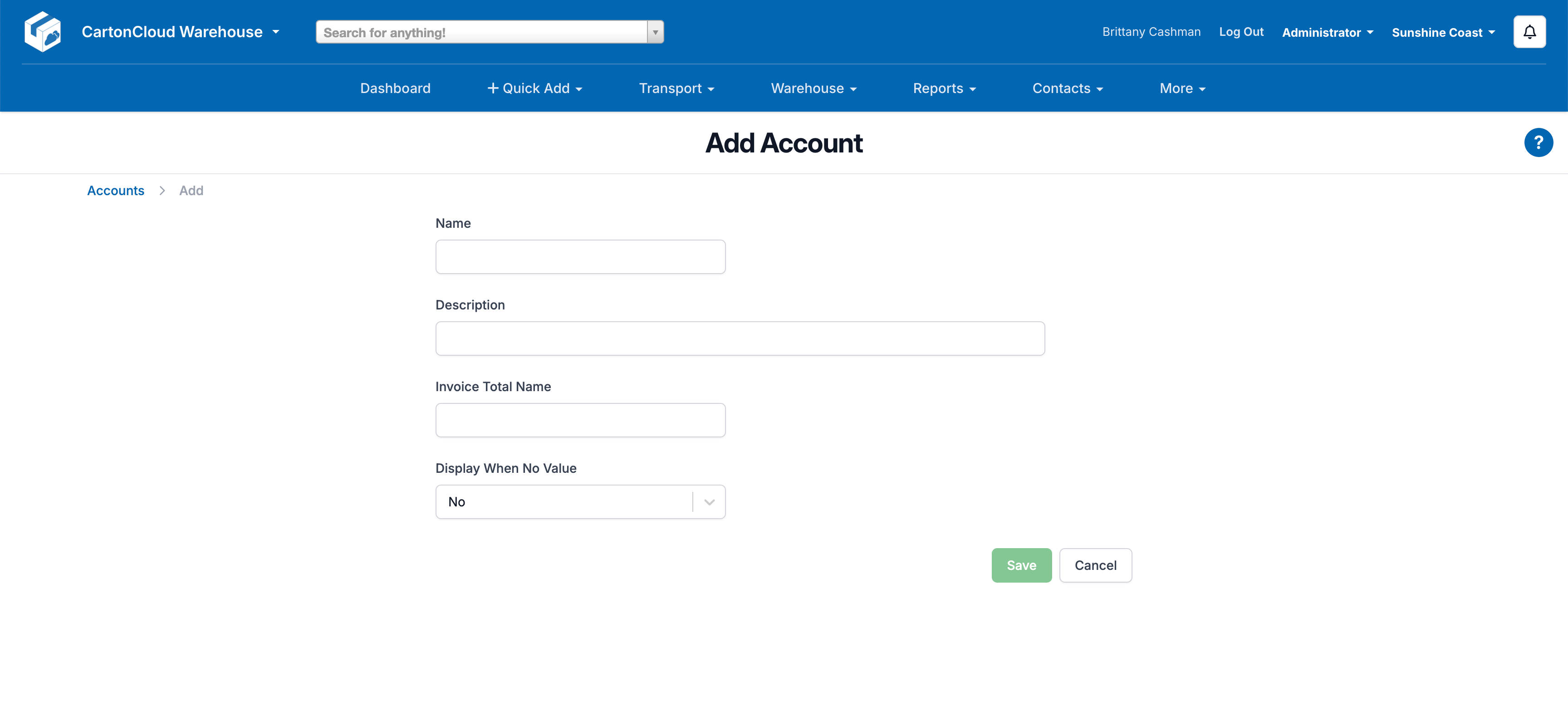 Custom General Ledger Mapping