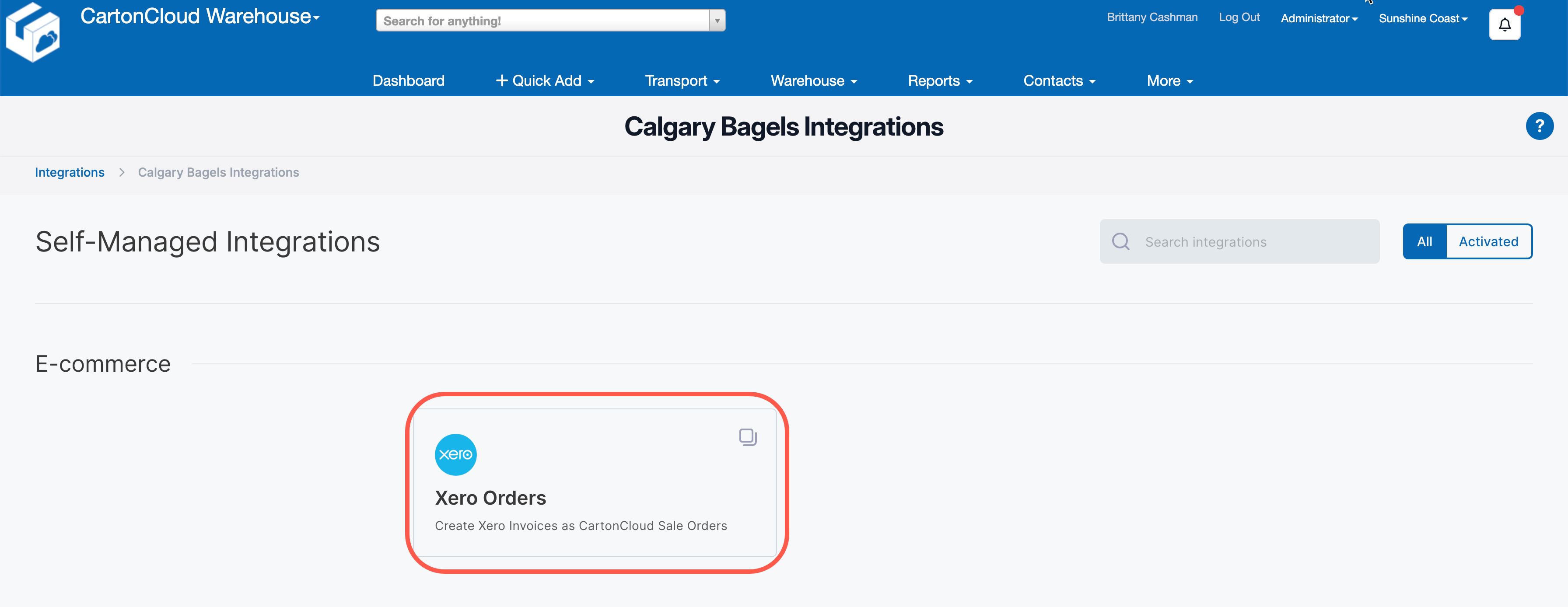 Self-Managed Xero Integration