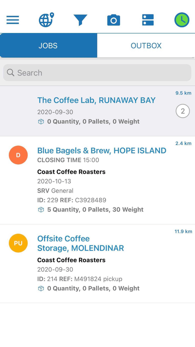 Consignment List View