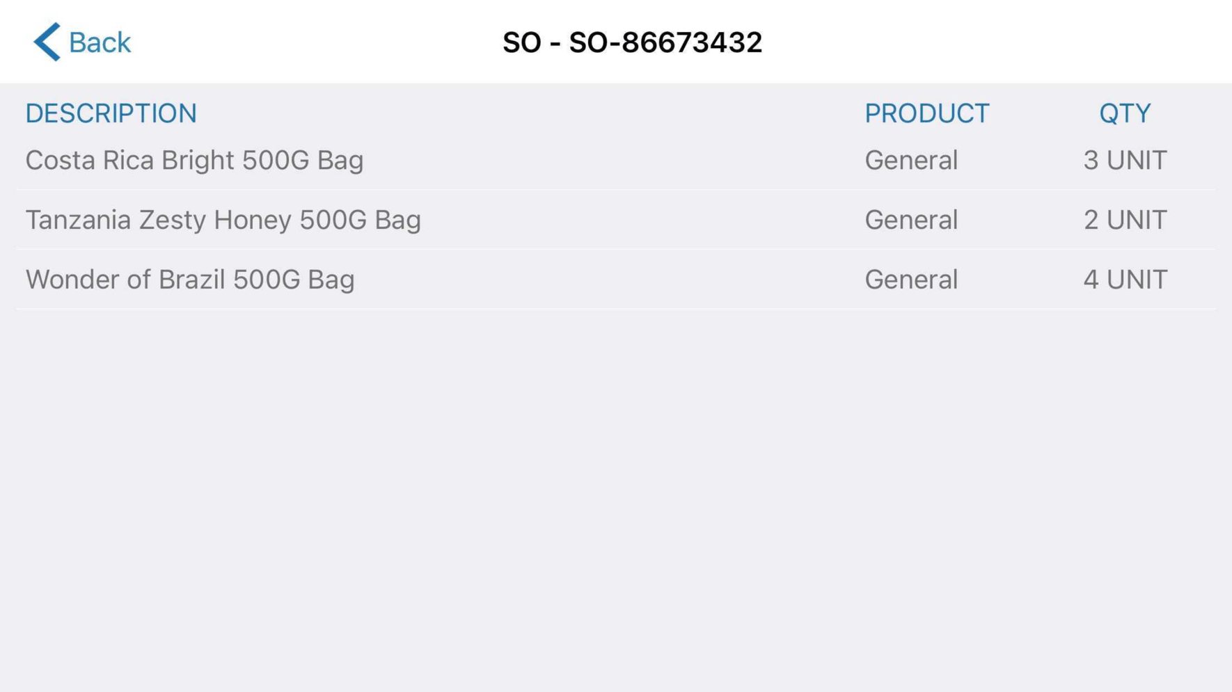How to view Sale Order Products details on a Consignment within the ...