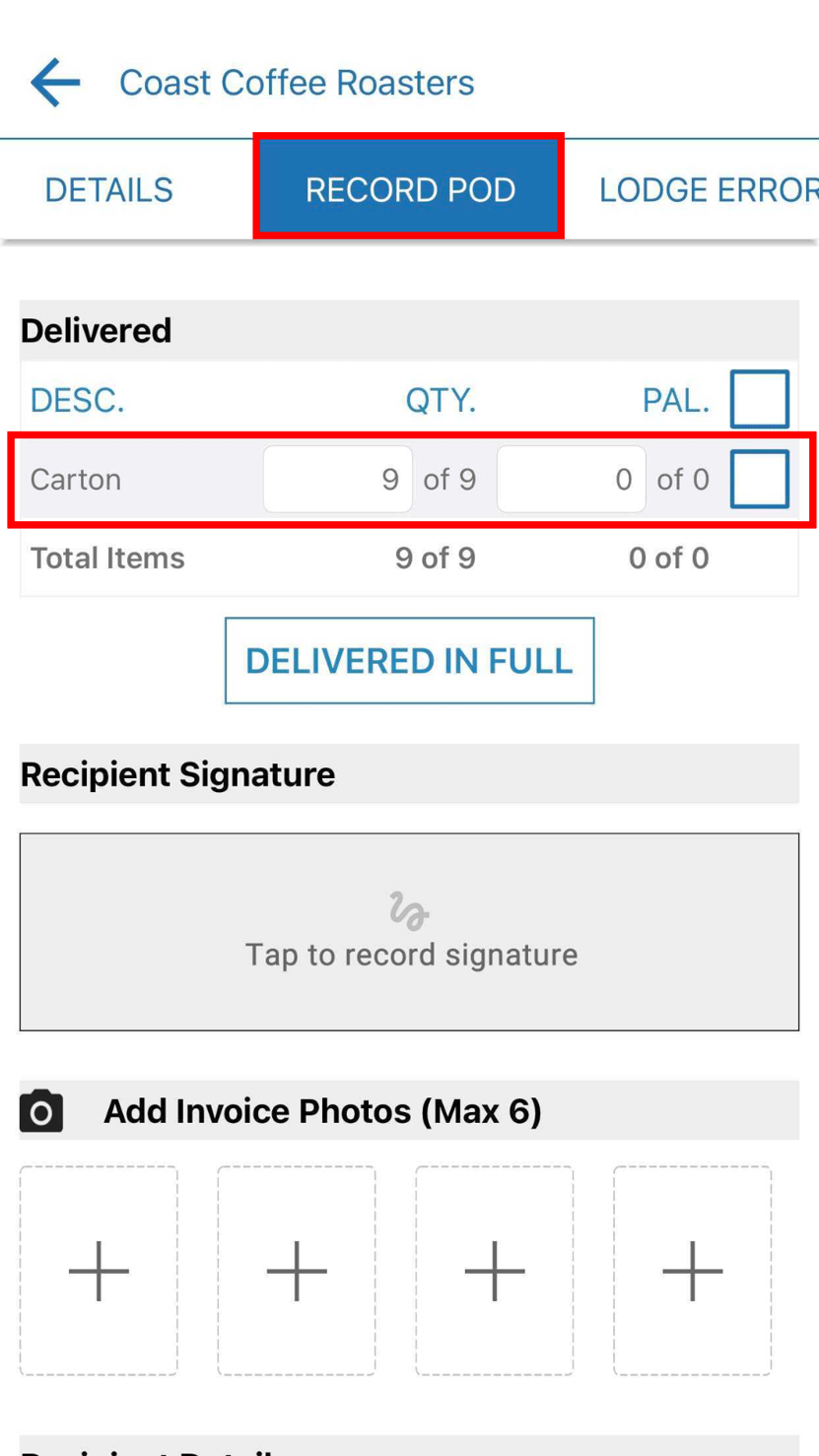 How to view Sale Order Products details on a Consignment within the ...