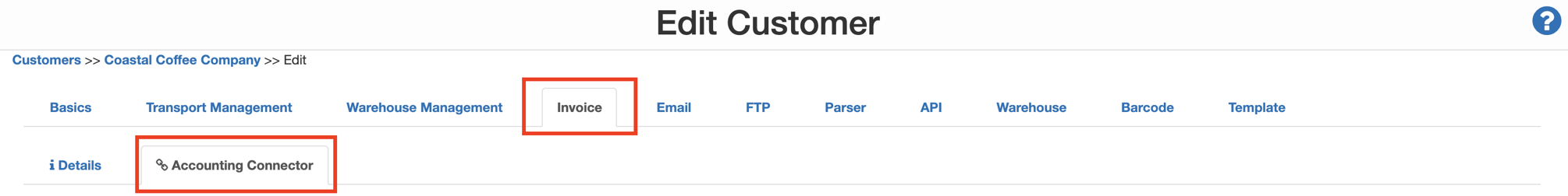 Invoice References for Accounting Connector